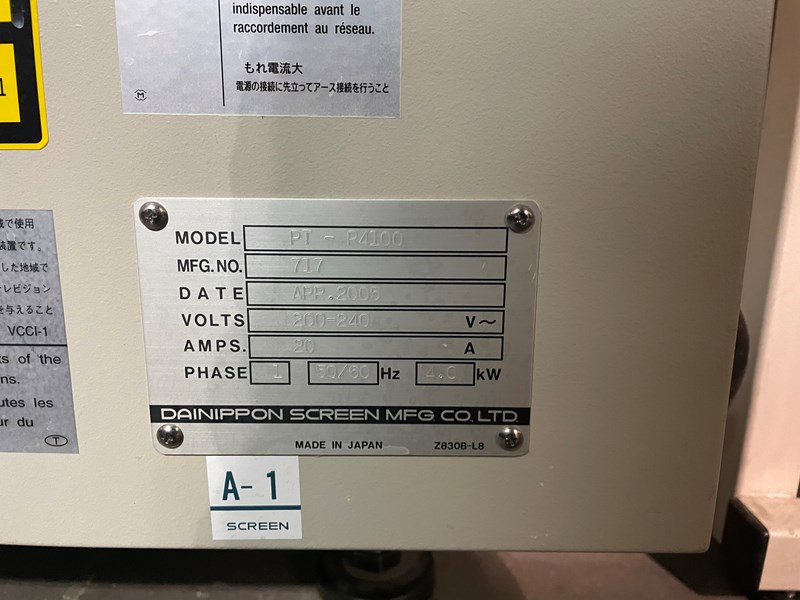 Screen Platerite 4100 | pressXchange