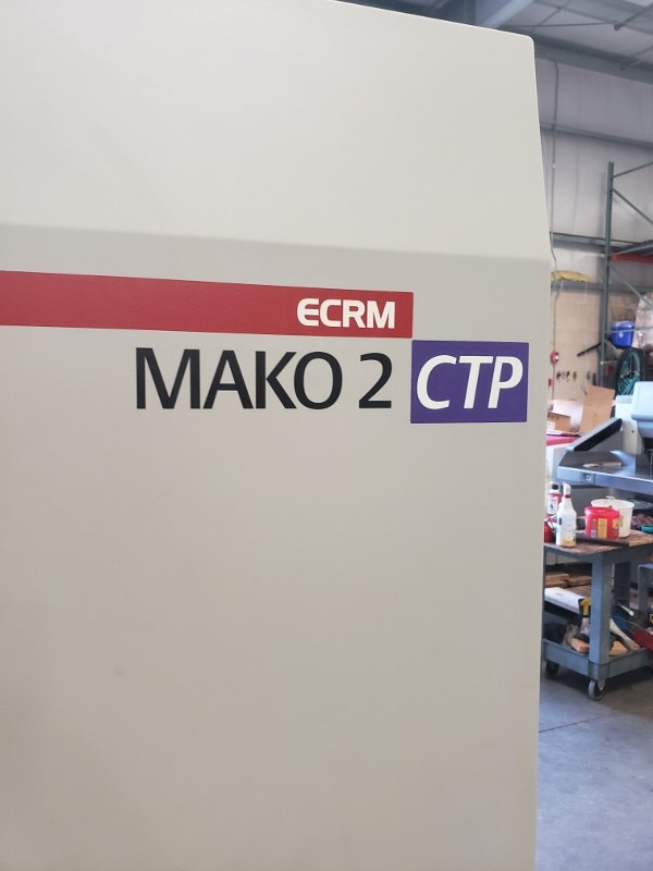 ECRM MAKO 2 , RIP, CTP, YEAR: 6/2004 , MAX, PLATE SIZE 22" x 26.4 ...