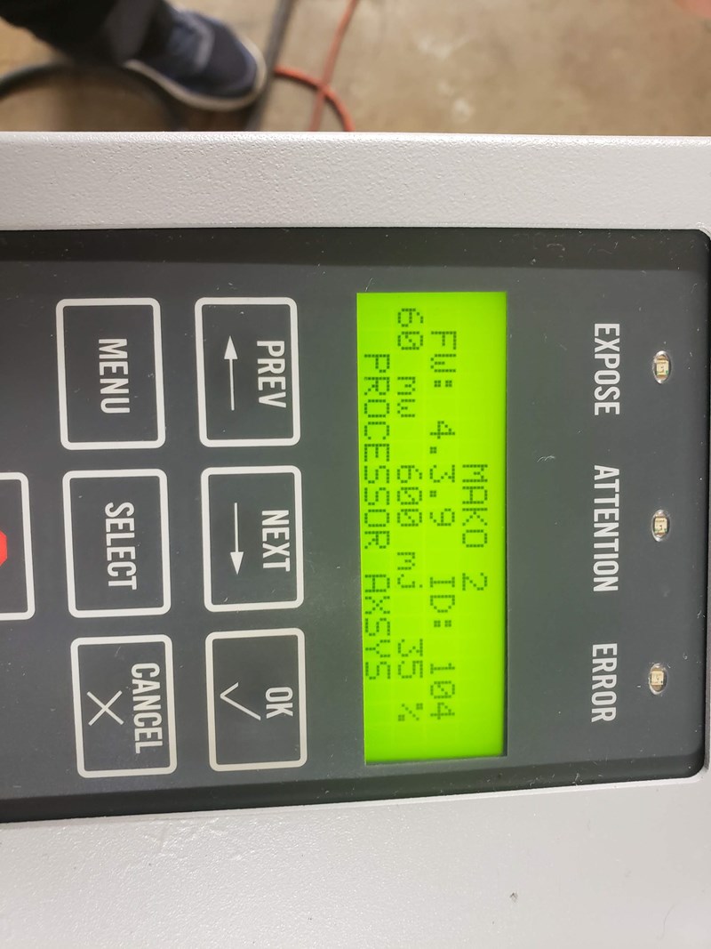 ECRM MAKO 2 , RIP, CTP, YEAR: 6/2004 , MAX, PLATE SIZE 22" x 26.4 ...