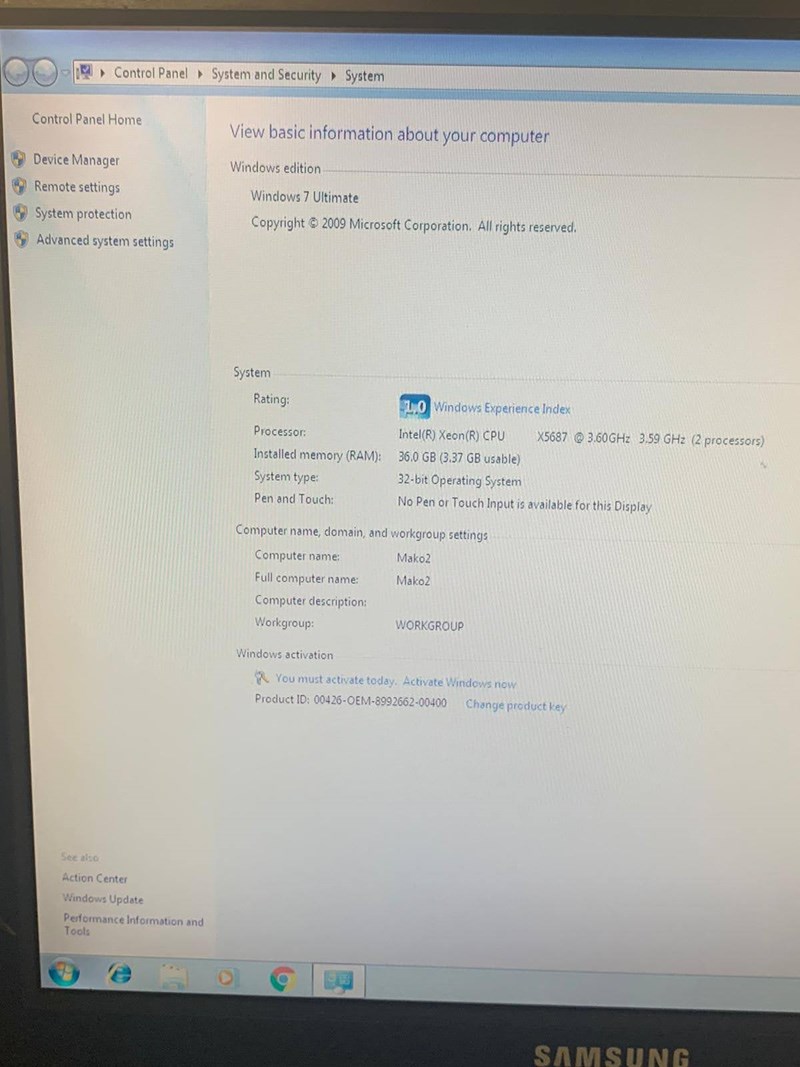 ECRM MAKO 2 , RIP, CTP, YEAR: 6/2004 , MAX, PLATE SIZE 22" x 26.4 ...