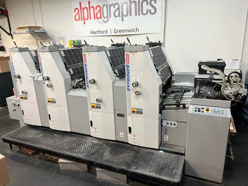 HAMADA B452A-1, MARK II, FOUR COLOR PRESS, PCS CONSOLE WITH MONITOR ...