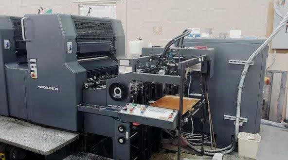 HEIDELBERG MOFPH, YEAR: 1994, FIVE COLOR PRESS, CPC, CP TRONICS ...