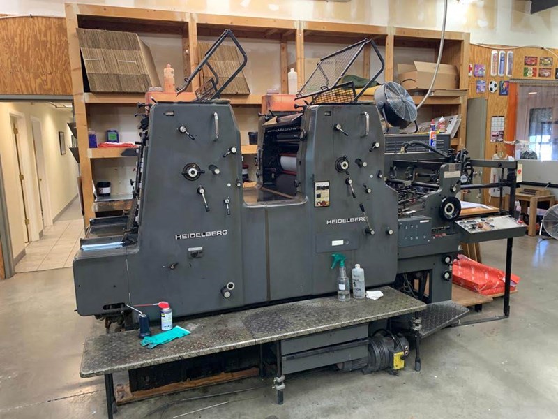 1985 Heidelberg MOZP WITH MOLLETON DAMP | pressXchange