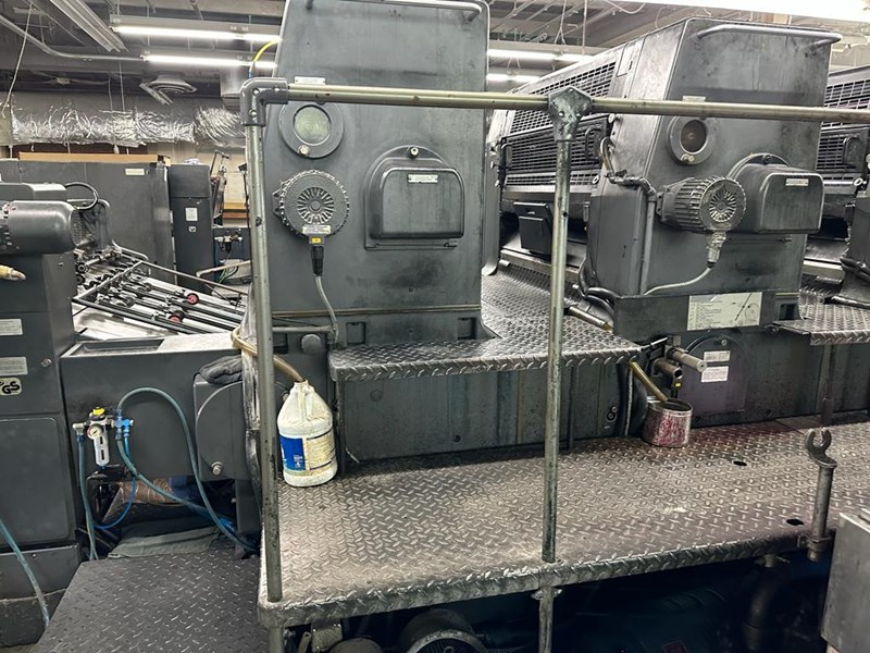 1991 HEIDELBERG SM 102-FPL -TOWER COATER , 2/3 PERFECTOR, CPC 104 ...