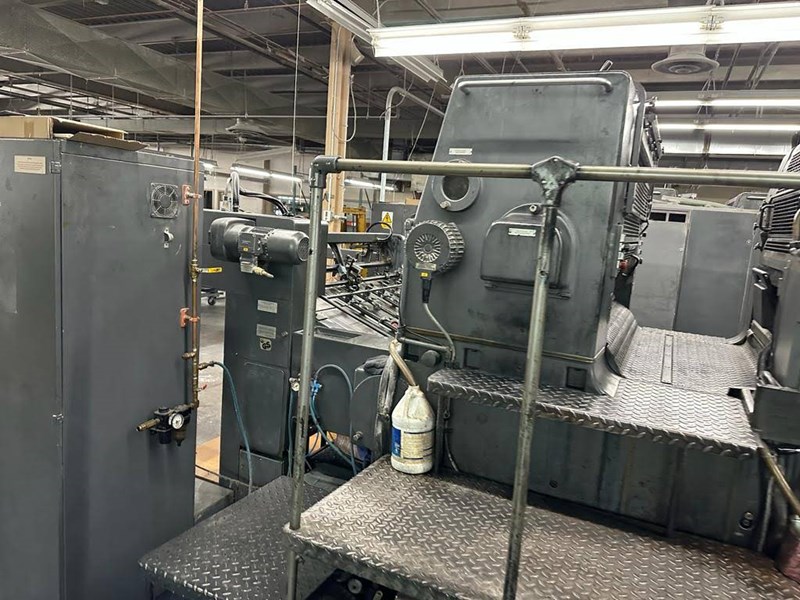 1991 HEIDELBERG SM 102-FPL -TOWER COATER , 2/3 PERFECTOR, CPC 104 ...