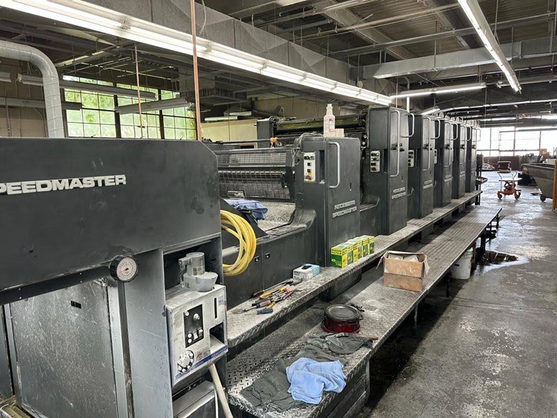 1991 HEIDELBERG SM 102-FPL -TOWER COATER , 2/3 PERFECTOR, CPC 104 ...