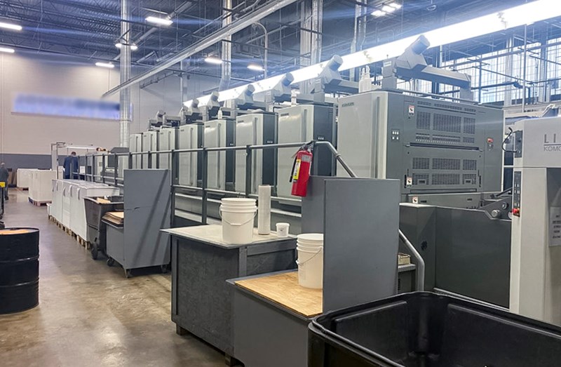 Komori LS840+CX Hybrid UV Fully Automated | pressXchange
