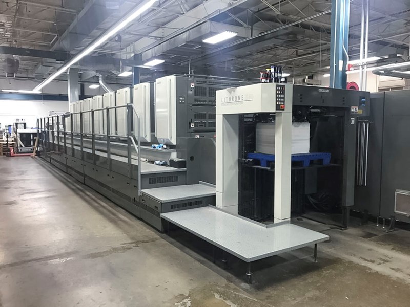 Komori LS 840+CX - Hybrid UV | pressXchange