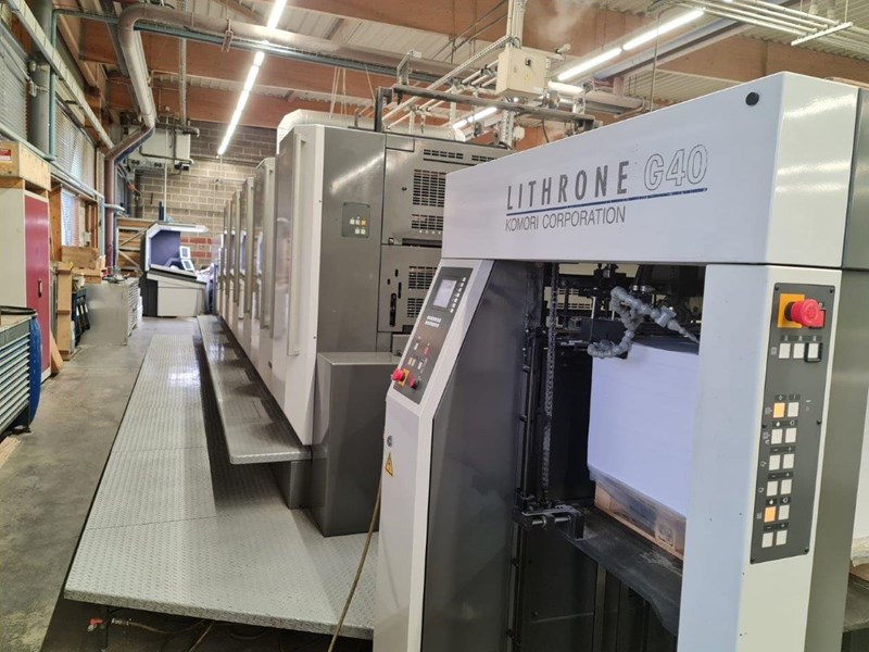 Komori GL540 + Coater | pressXchange