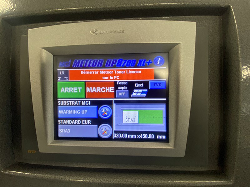 DIGITAL PRESS MGI METEOR DP 8700 XL + - 2017 Only 7 mio imp. | pressXchange