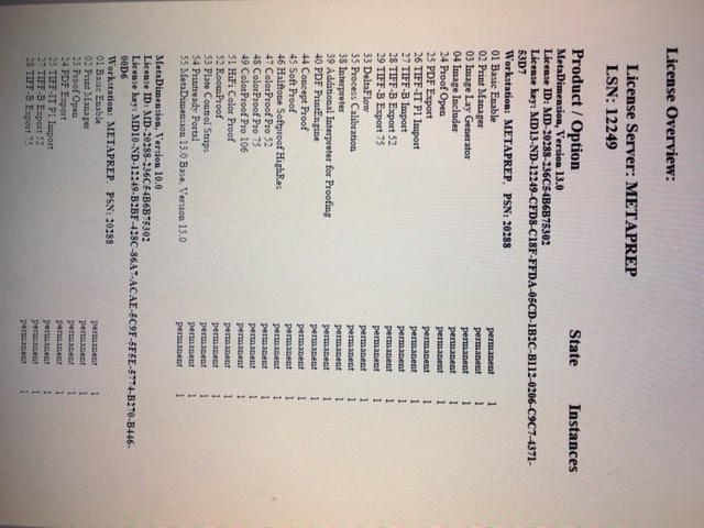 Heidelberg Prinect MetaShooter/MetaDimension/SignaStation v13 ...