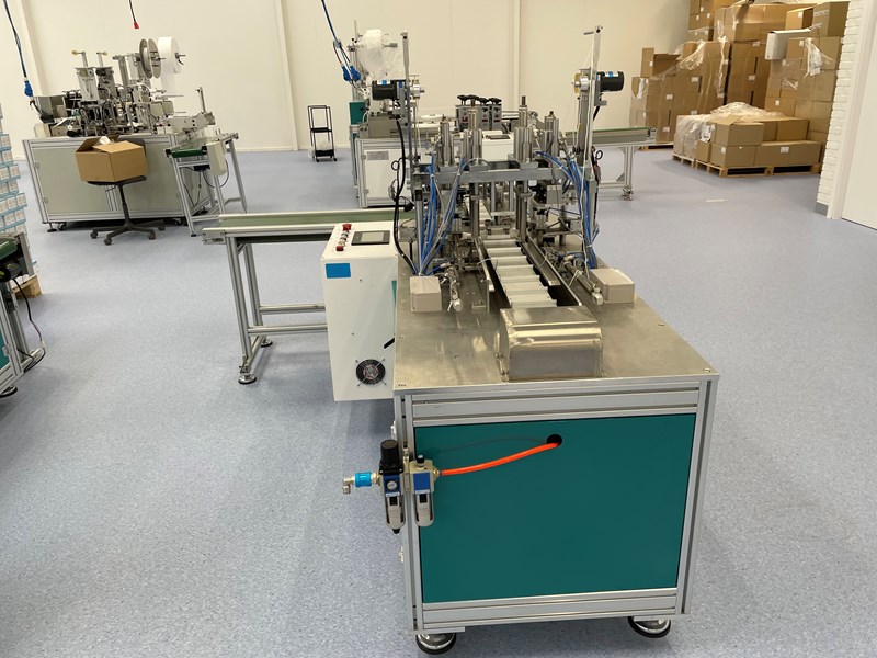 EarLoop Machine OYD-FMM (1+2) Three Layer Hospital mask making machine ...