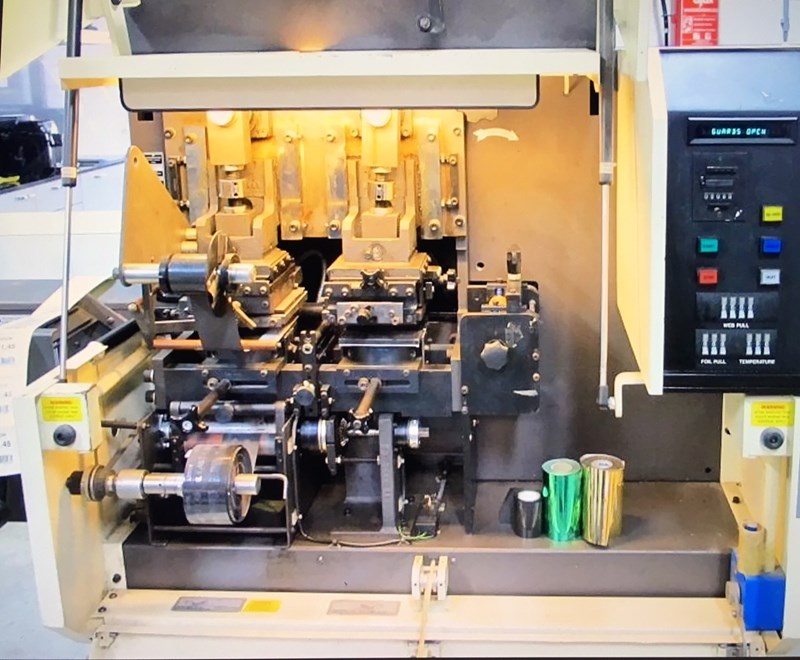 Hot foil label printing 2 color | pressXchange