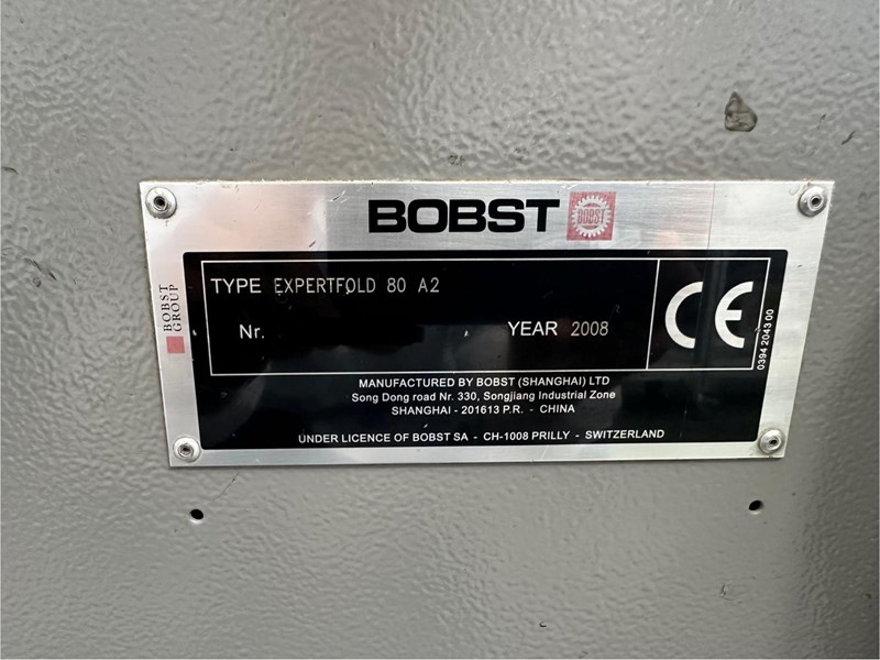 Bobst Expertfold 80 A2 | pressXchange