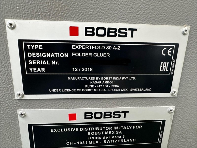 Bobst Expertfold 80 A2 | pressXchange