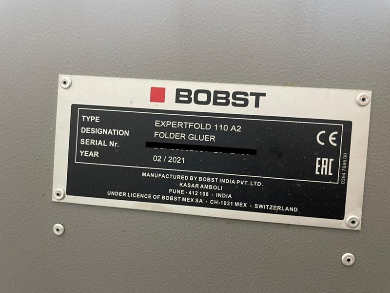 Bobst Expertfold 110 A-2 | pressXchange