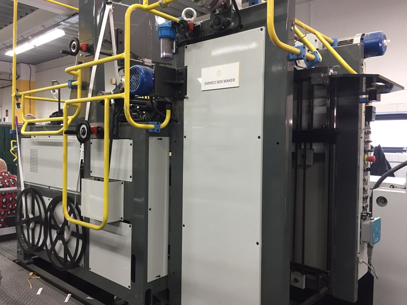 Emmeci MC92DB automatic rigid box line | pressXchange
