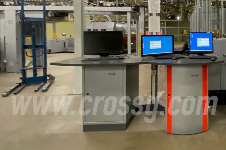 Ferag Complete mailroom MTS 2 stackers - MSD H High speed inserting ...