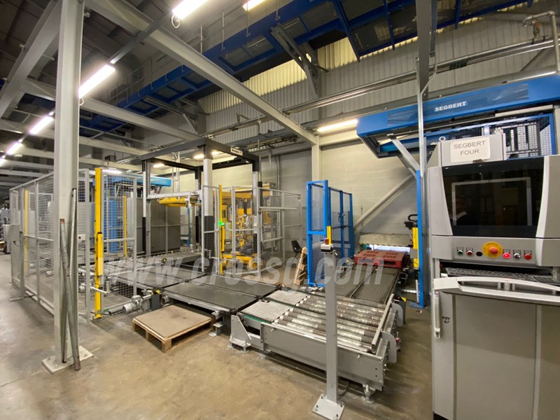 Ferag Complete mailroom MTS 2 stackers - MSD H High speed inserting ...