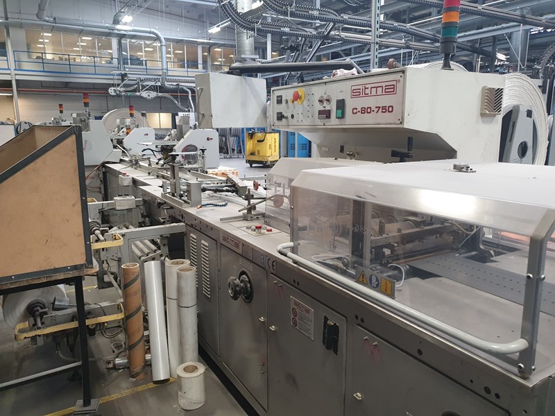 2007 Sitma C80/750 Poly Wrapper Inserting Line | pressXchange
