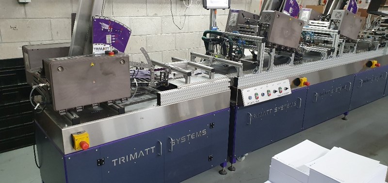 TRIMATT System Foldline 9000 Z Fold & Credit Card Pick & Place ...