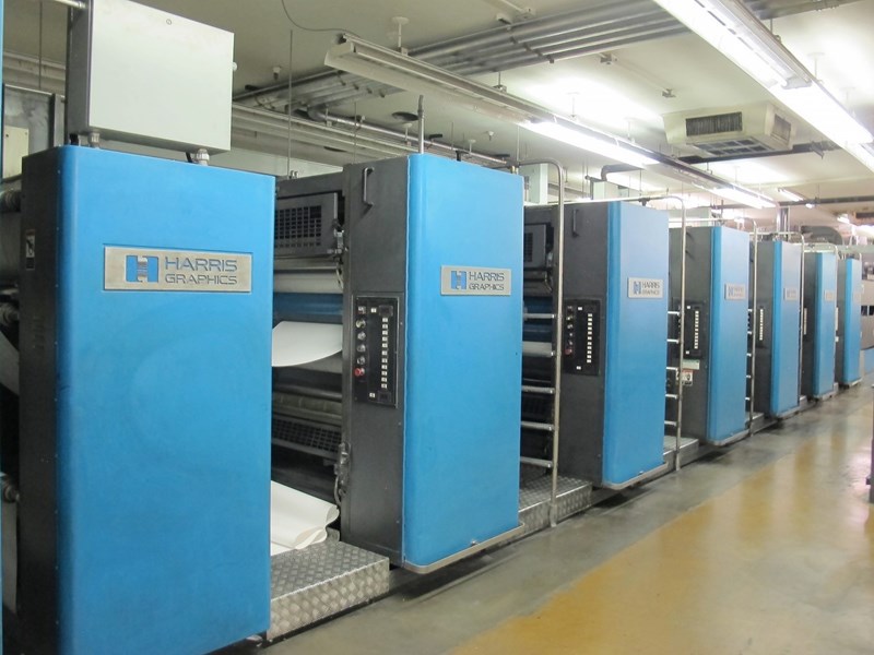 Harris M300M 6-Color Heatset Web offset Printing Press | pressXchange