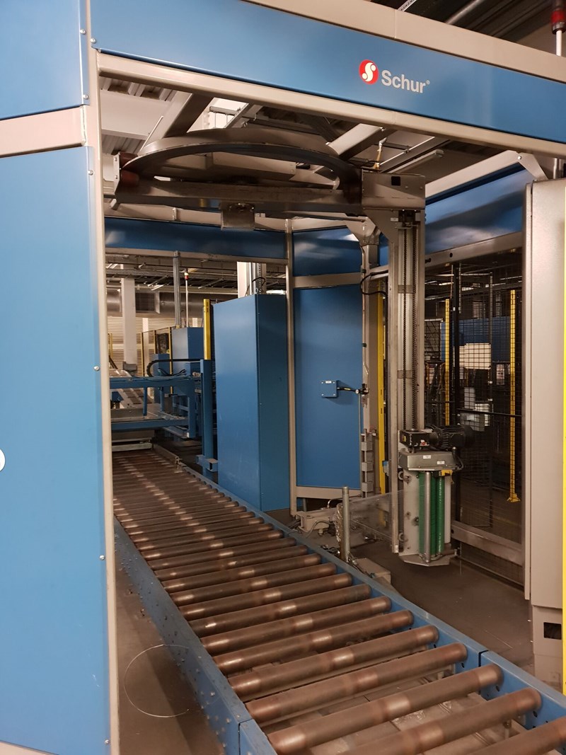 SCHUR Fully Automated Palletising Line | pressXchange