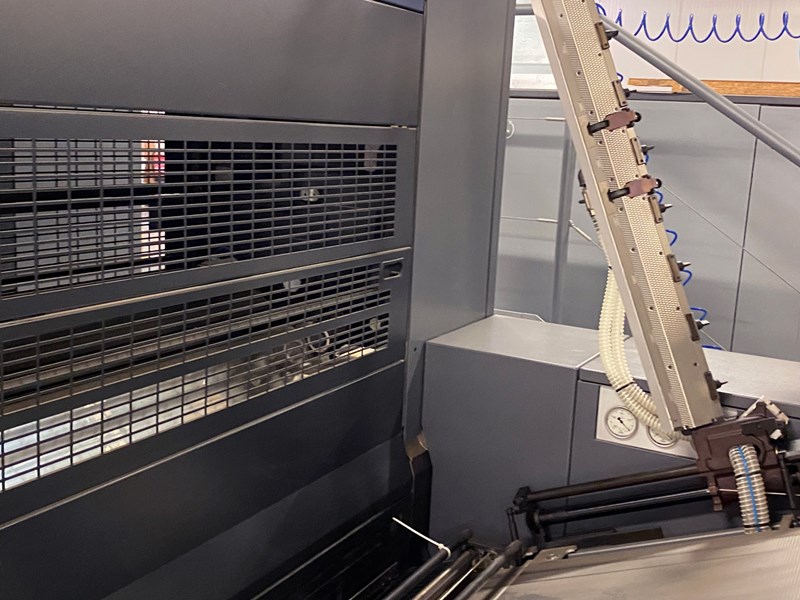 Die cutting Heidelberg Speedmaster XL 106 – DD/ MABEG Reel Sheeter RS ...