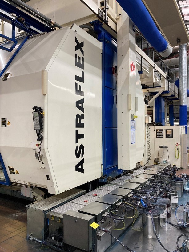 Flexo central drum printing press Winmöller&Hölscher Astraflex DD ...