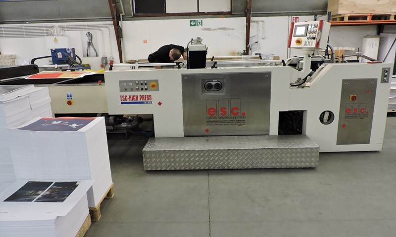 Screen Printing Machine ESC High Press Plus 1020 + UV Tunnel EPS ...