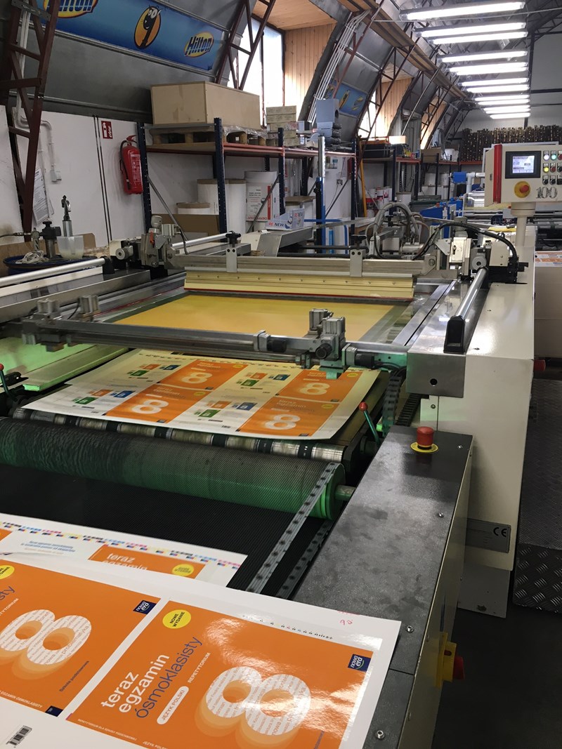 Screen Printing Machine ESC High Press Plus 1020 + UV Tunnel EPS ...