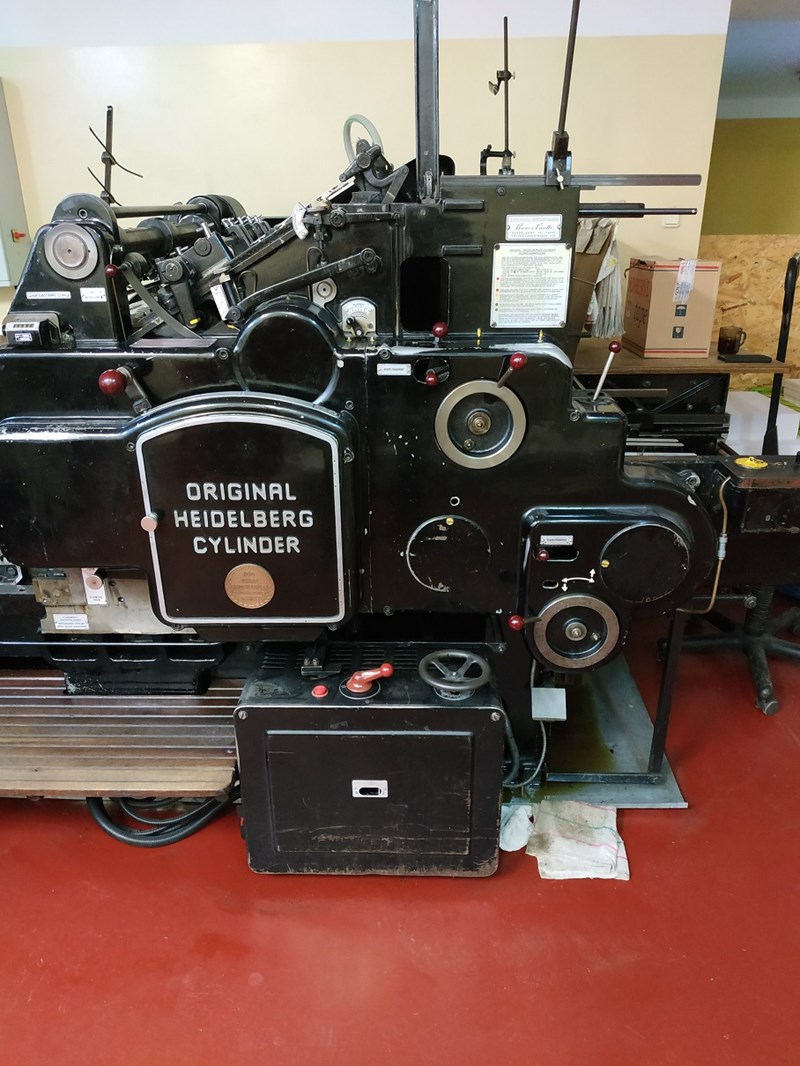 Heidelberg cylinder S with hot stamping | pressXchange