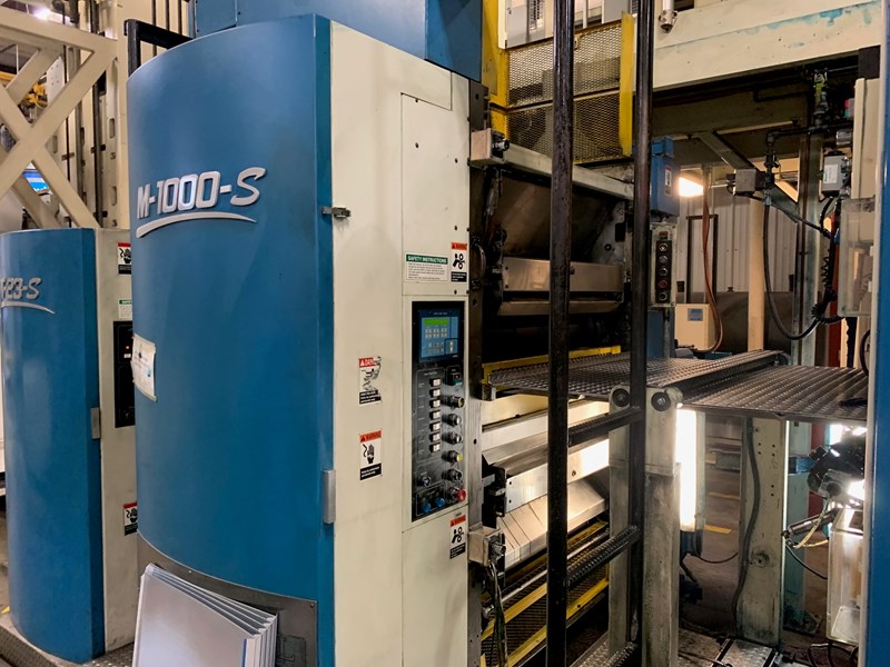 Heidelberg Harris M1000 (4) Unit (1) Web Press System 22.75" (578mm ...