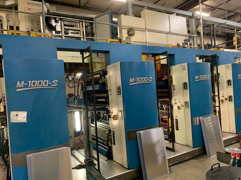 Heidelberg Harris M1000 (4) Unit (1) Web Press System 22.75" (578mm ...