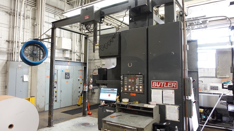 Harris M110A (6) Unit (1) Web Offset Press System + Inline Finishing ...
