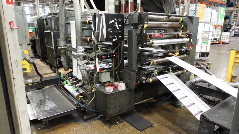 Harris M110A (6) Unit (1) Web Offset Press System + Inline Finishing ...