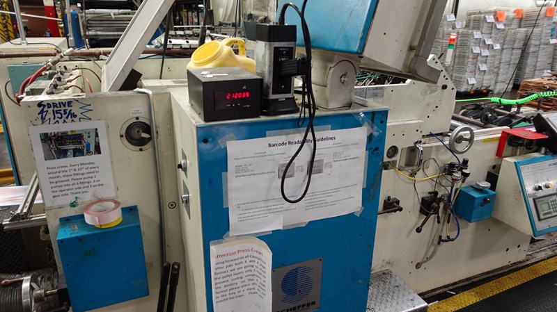 Harris M110A (6) Unit (1) Web Offset Press System + Inline Finishing ...