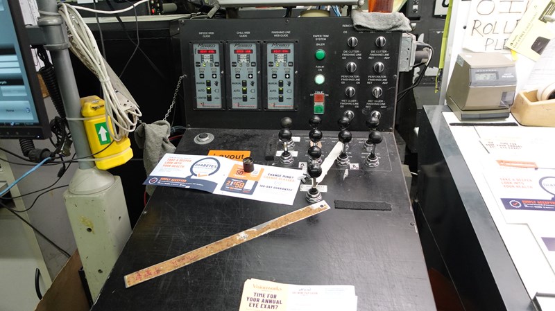 Harris M110A (6) Unit (1) Web Offset Press System + Inline Finishing ...