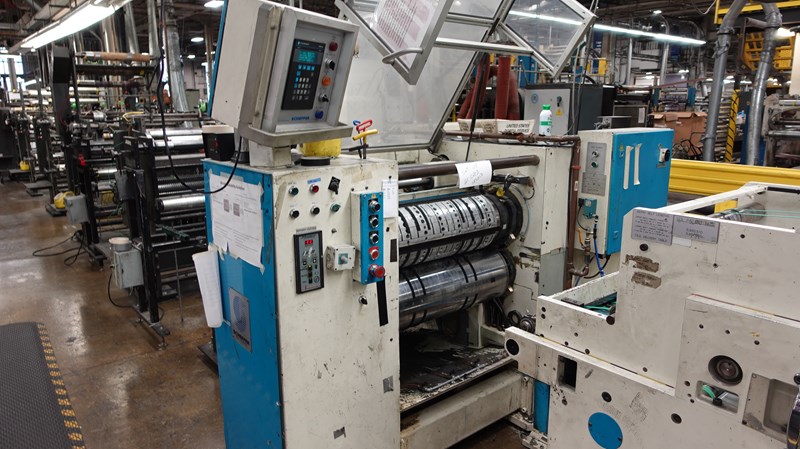Harris M110A (6) Unit (1) Web Offset Press System + Inline Finishing ...