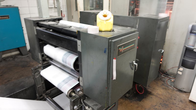Harris M110B (6) Unit (1) Web Offset Press System with Inline Finishing ...