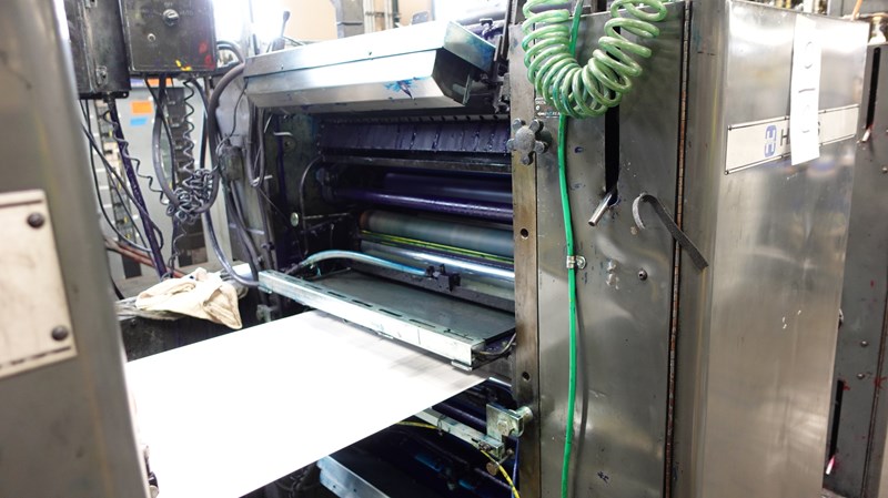Harris M110B (6) Unit (1) Web Offset Press System with Inline Finishing ...