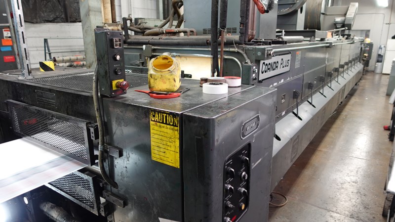 Harris M110B (6) Unit (1) Web Offset Press System with Inline Finishing ...