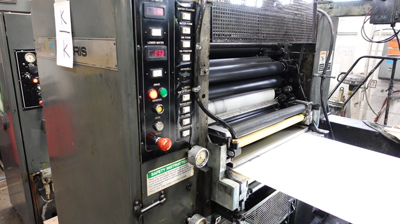 Harris M110B (6) Unit (1) Web Offset Press System with Inline Finishing ...