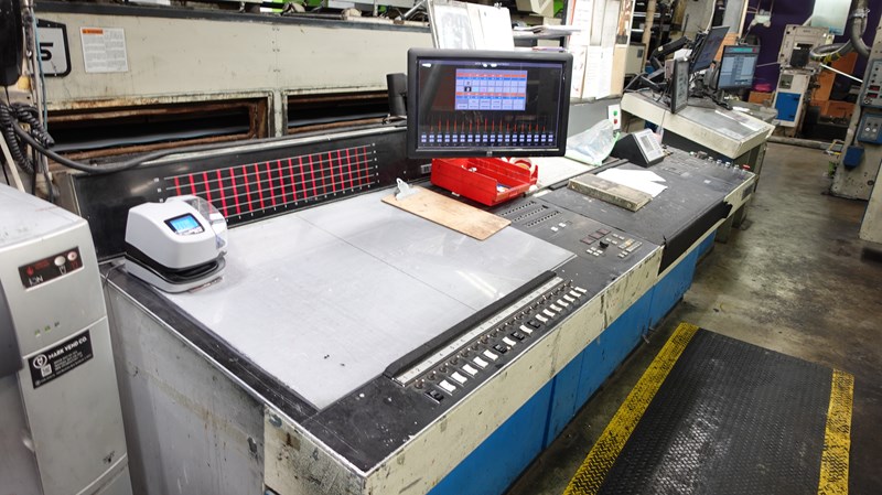 Harris M110B (6) Unit (1) Web Offset Press System + Inline Finishing ...