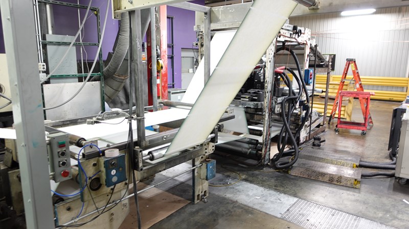 Harris M110B (6) Unit (1) Web Offset Press System + Inline Finishing ...