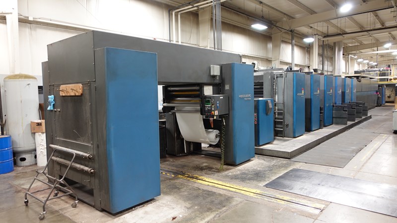 1998 Heidelberg M600 B24 (6) Unit (1) Web Offset Press System 16pp ...