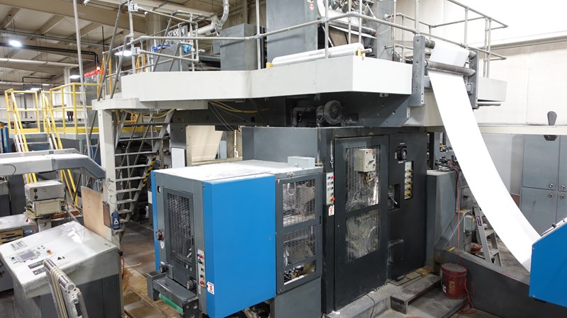 1998 Heidelberg M600 B24 (6) Unit (1) Web Offset Press System 16pp ...