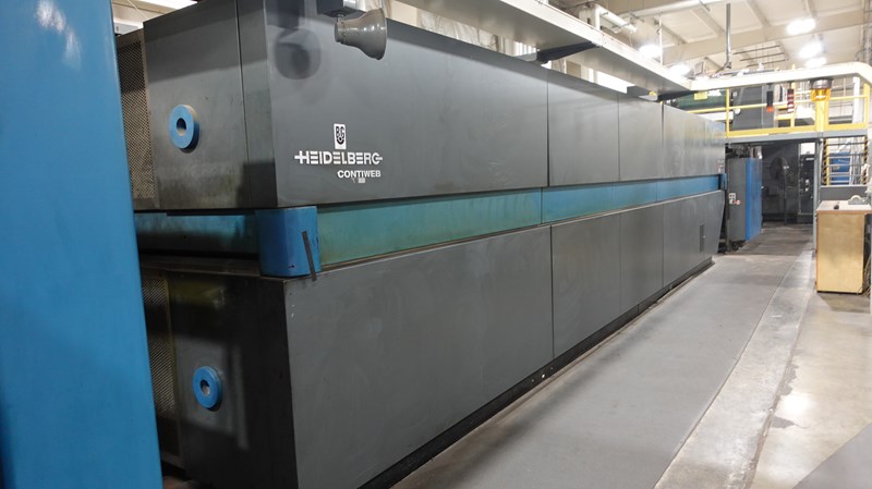1998 Heidelberg M600 B24 (6) Unit (1) Web Offset Press System ...
