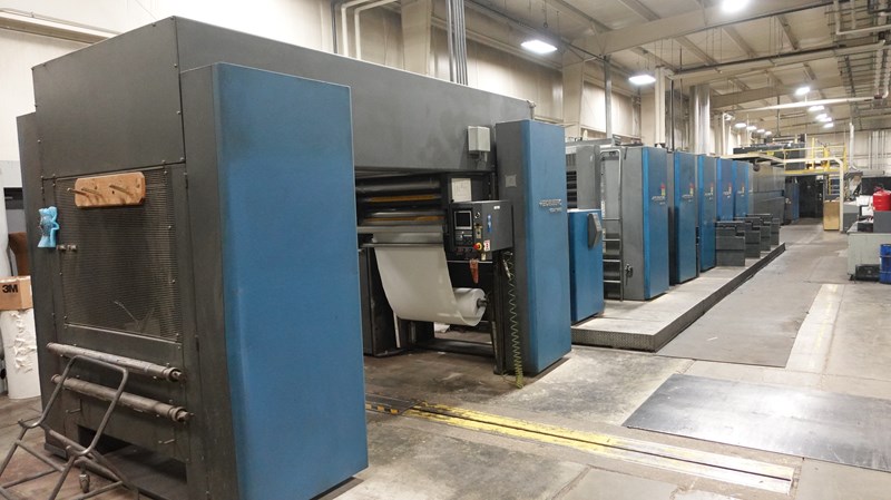 1998 Heidelberg M600 B24 (6) Unit (1) Web Offset Press System ...