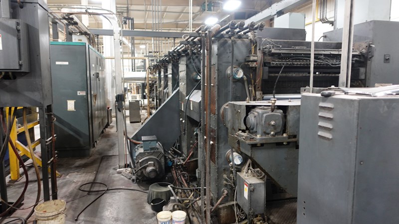 1998 Heidelberg M600 B24 (6) Unit (1) Web Offset Press System ...